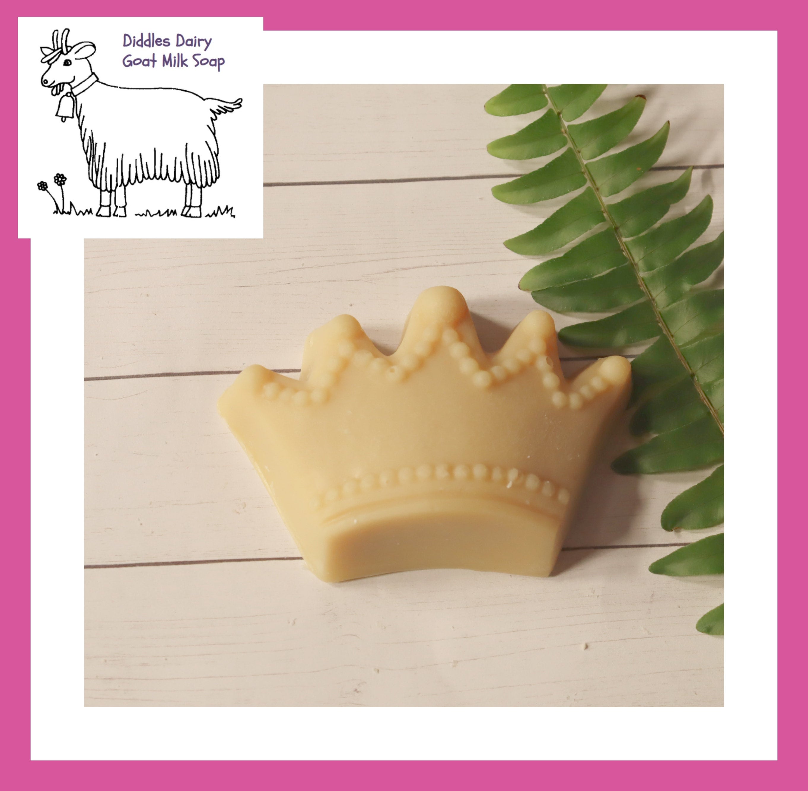 Crown Shaped Soap | Diddles Dairy